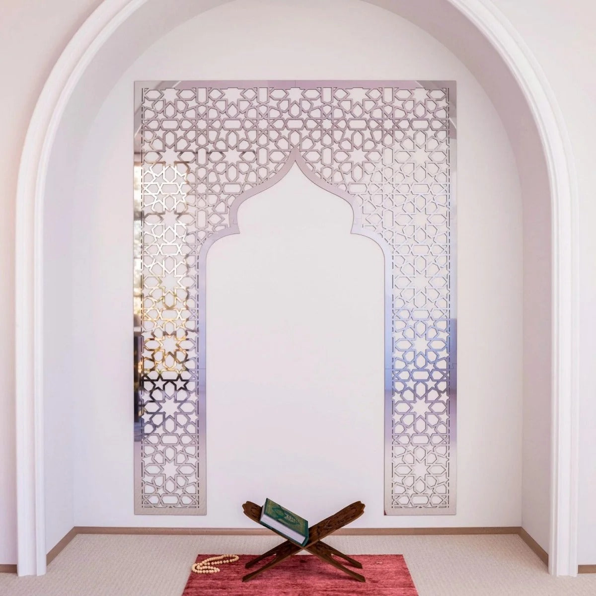 Mihrab Wooden Muslim Home Decor– Prayer Room Ideas | Islamic Wall Art ...