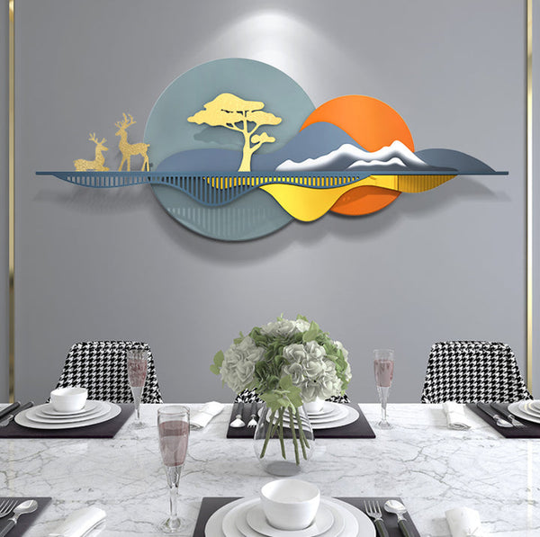 Nature Landscape Metal Wall Art – auromin.in