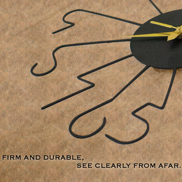 Metal Vintage Line Wall Clock – auromin.in